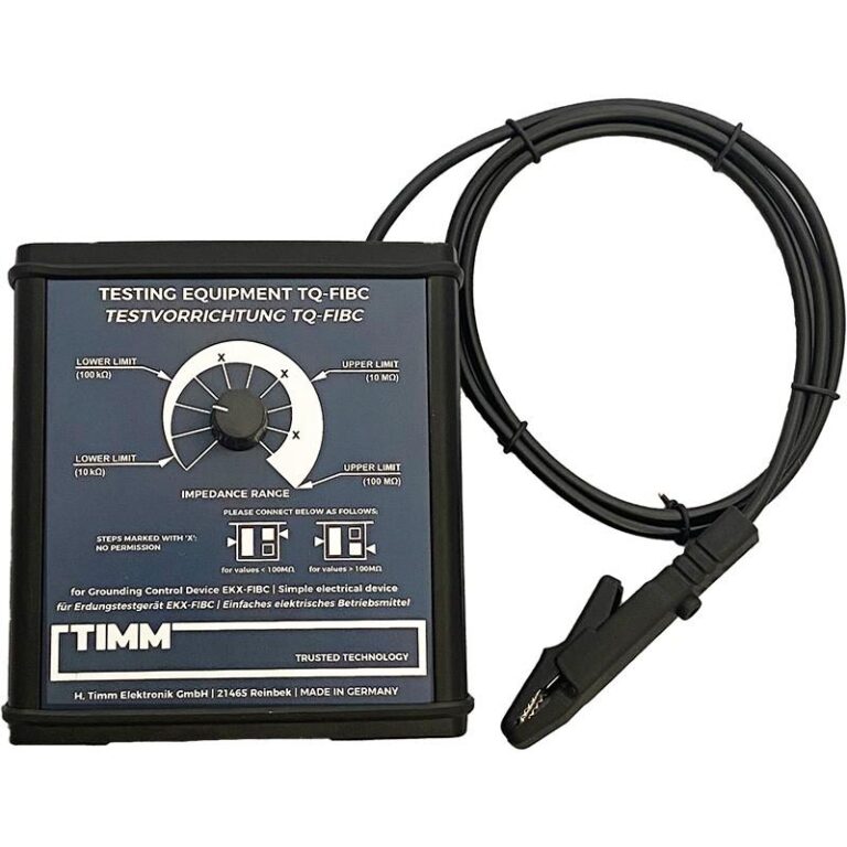 Testing equipment for Grounding Control Device EKX-FIBC | TIMM-Technology